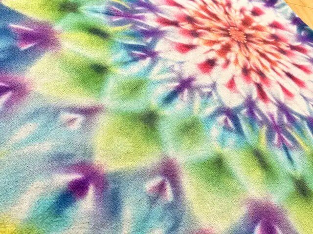 タイダイ染め ロングワンピース ブラックビューティ 孔雀大曼荼羅 Hippies Dye最新作 HD21-52 | iichi 日々の暮らしを心地よくするハンドメイドやアンティークのマーケットプレイス