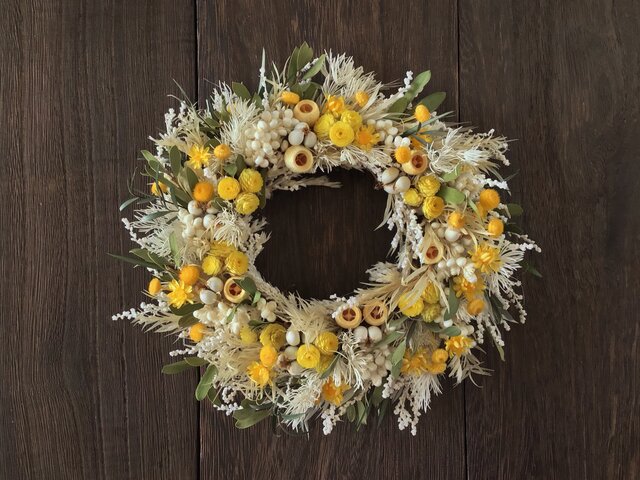 ミニリースA(16cm) | iichi 日々の暮らしを心地よくするハンドメイドやアンティークのマーケットプレイス