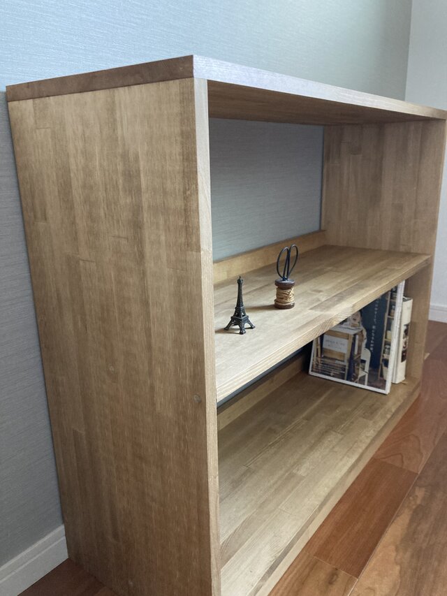 ワイドシェルフW90 H71 | iichi 日々の暮らしを心地よくするハンドメイドやアンティークのマーケットプレイス