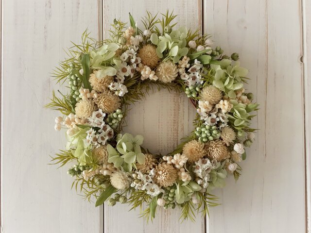 ミニリースD(17cm) | iichi 日々の暮らしを心地よくするハンドメイドやアンティークのマーケットプレイス