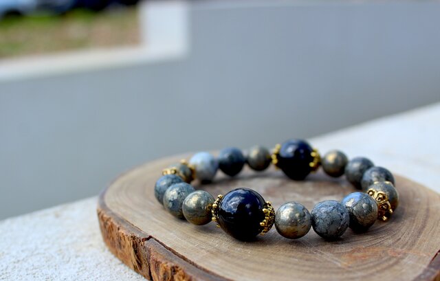 ヒーラーズゴールドAAA 10mm 自然の生命力、大地のエネルギー、ヒーラーの癒し | iichi 日々の暮らしを心地よくするハンドメイドやアンティークのマーケットプレイス