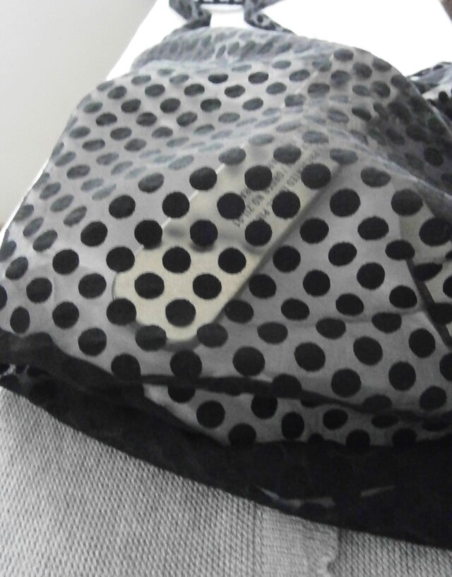 DotsOrgandy 透けるBag | iichi 日々の暮らしを心地よくするハンドメイドやアンティークのマーケットプレイス