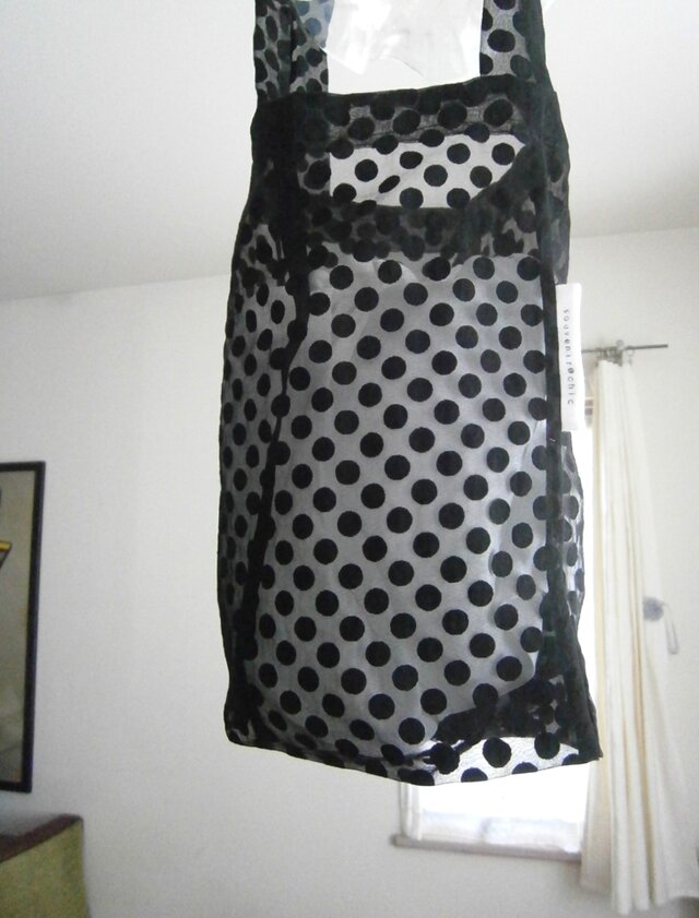 DotsOrgandy 透けるBag | iichi 日々の暮らしを心地よくするハンドメイドやアンティークのマーケットプレイス