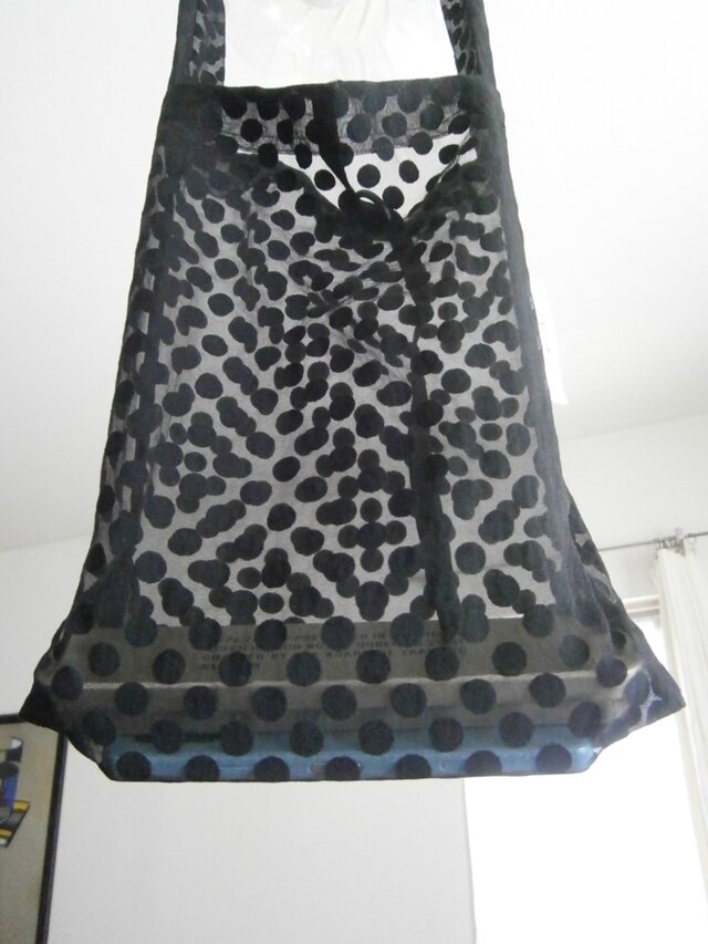 DotsOrgandy 透けるBag | iichi 日々の暮らしを心地よくするハンドメイドやアンティークのマーケットプレイス