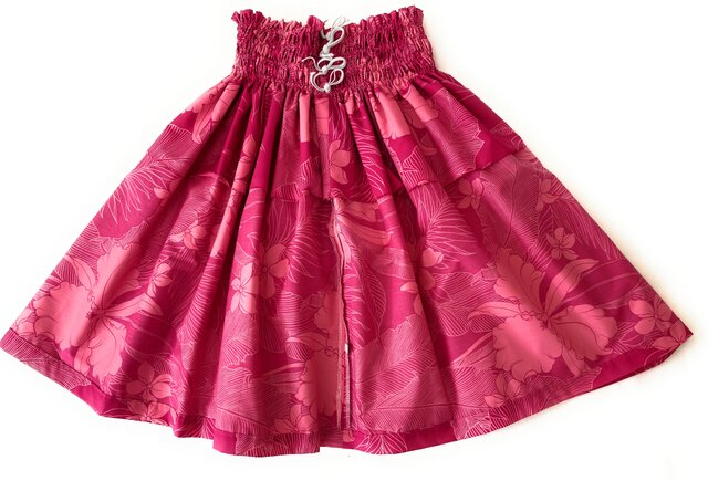 MAMARLINEシングルパウスカート 74丈オーキッド柄 [pu-131s74] | iichi 日々の暮らしを心地よくするハンドメイドやアンティークのマーケットプレイス