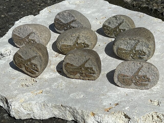 tricera stone carving(断面) | iichi 日々の暮らしを心地よくするハンドメイドやアンティークのマーケットプレイス