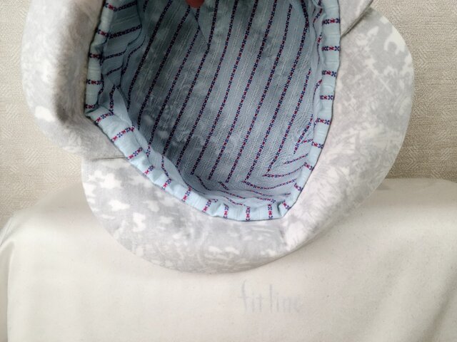 魅せる帽子☆【New Design!!】 ダブルブリムのクロッシュ～オフホワイト | iichi 日々の暮らしを心地よくするハンドメイドやアンティークのマーケットプレイス