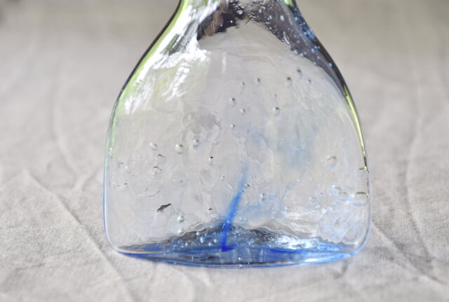 konoha花瓶すぼみくちのあお | iichi 日々の暮らしを心地よくするハンドメイドやアンティークのマーケットプレイス