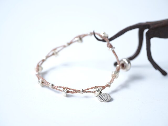 -Silver- double code bracelet | iichi 日々の暮らしを心地よくするハンドメイドやアンティークのマーケットプレイス