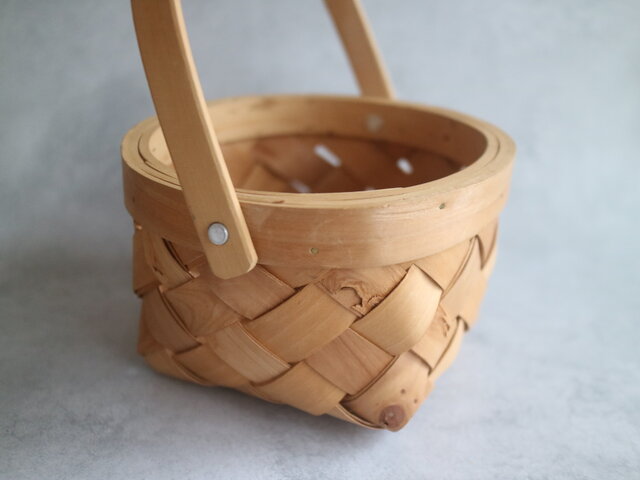 Spånkorg スポンコリ / カゴ No.4976 | iichi 日々の暮らしを心地よくするハンドメイドやアンティークのマーケットプレイス