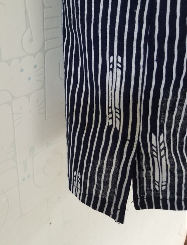 紳士浴衣リメイクシャツ LLサイズ | iichi 日々の暮らしを心地よくするハンドメイドやアンティークのマーケットプレイス