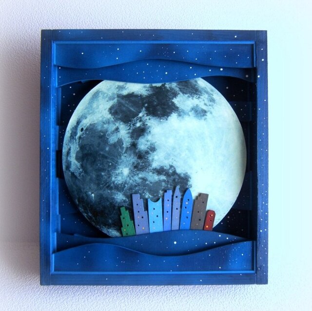 暗闇で満月が光ます～月屋 2024 | iichi 日々の暮らしを心地よくするハンドメイドやアンティークのマーケットプレイス