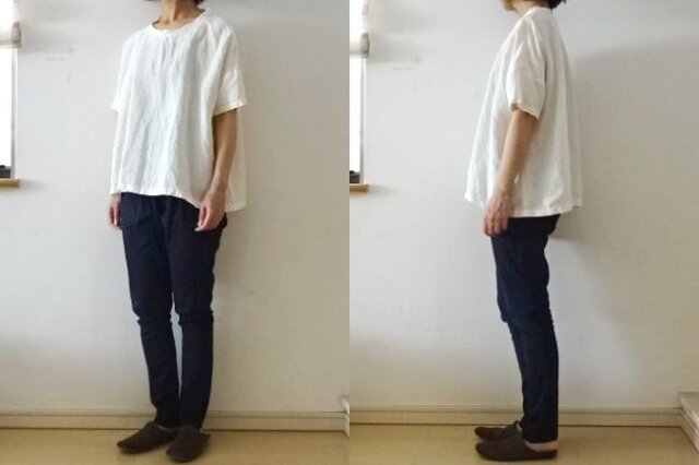 【n様専用ページ】ほんのり渋桜/天日干し40リネン ゆるり半袖プル | iichi 日々の暮らしを心地よくするハンドメイドやアンティークのマーケットプレイス