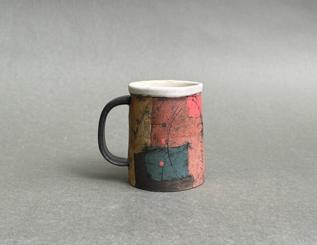 化粧掻き落とし文様 マグカップ155 | iichi 日々の暮らしを心地よくするハンドメイドやアンティークのマーケットプレイス