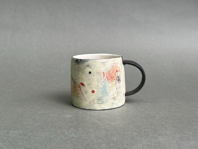 化粧掻き落とし文様 マグカップ157 | iichi 日々の暮らしを心地よくするハンドメイドやアンティークのマーケットプレイス