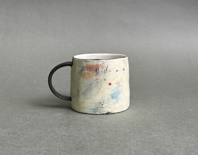 化粧掻き落とし文様 マグカップ157 | iichi 日々の暮らしを心地よくするハンドメイドやアンティークのマーケットプレイス
