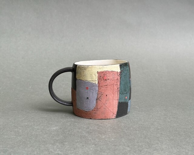 化粧掻き落とし文様 マグカップ159 | iichi 日々の暮らしを心地よくするハンドメイドやアンティークのマーケットプレイス