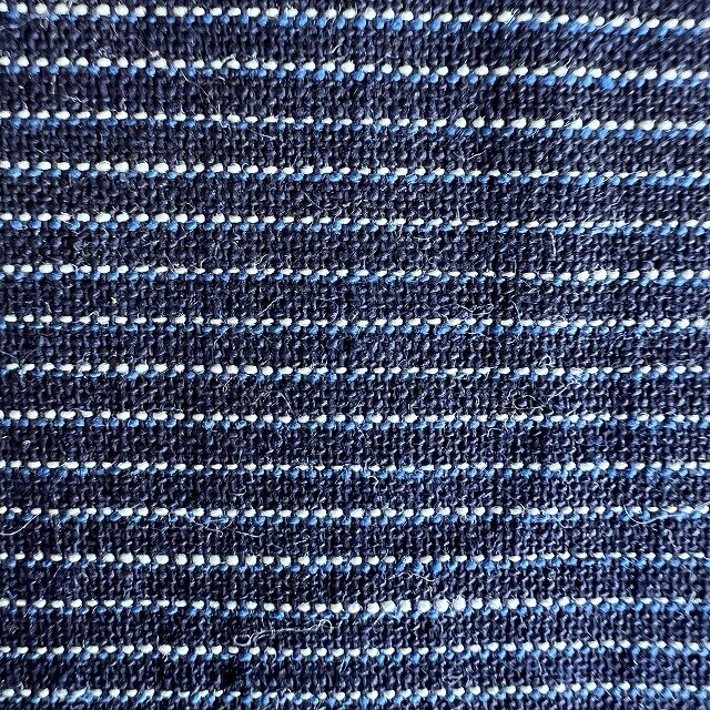 sm0031a 縞文様 木綿 ハギレ 540 cm / 古布 古裂 藍染 かすり | iichi 日々の暮らしを心地よくするハンドメイドやアンティークのマーケットプレイス