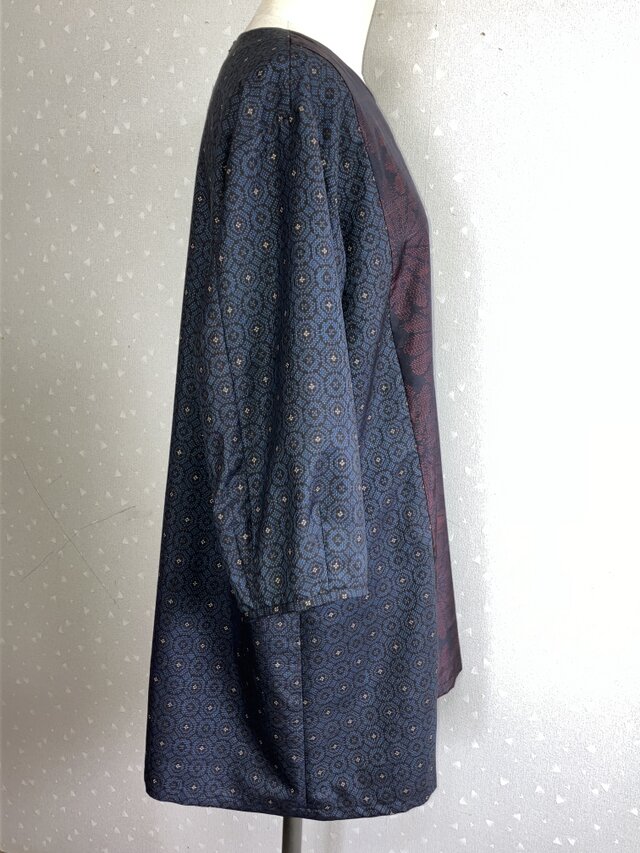 No.121チュニック大島紬 | iichi 日々の暮らしを心地よくするハンドメイドやアンティークのマーケットプレイス