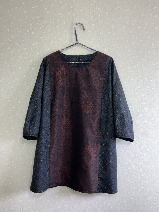 No.121チュニック大島紬 | iichi 日々の暮らしを心地よくするハンドメイドやアンティークのマーケットプレイス