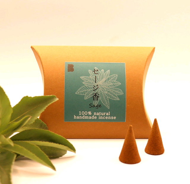 【天然素材】ホワイトセージのお香 100%natural incense | iichi 日々の暮らしを心地よくするハンドメイドやアンティーク ...
