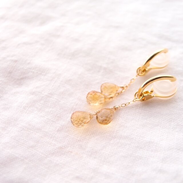 Charm Assortment／Earring【Orange】チャームセット | iichi 日々の暮らしを心地よくするハンドメイドやアンティークのマーケットプレイス