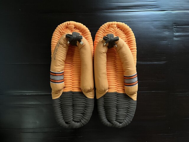 【FLIP TEE FLOP】24cm スポーティー 布ぞうり【No.202】 | iichi 日々の暮らしを心地よくするハンドメイドやアンティークのマーケットプレイス