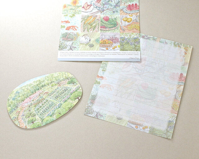 季節をめぐるレターセット〔夏〕 | iichi 日々の暮らしを心地よくするハンドメイドやアンティークのマーケットプレイス