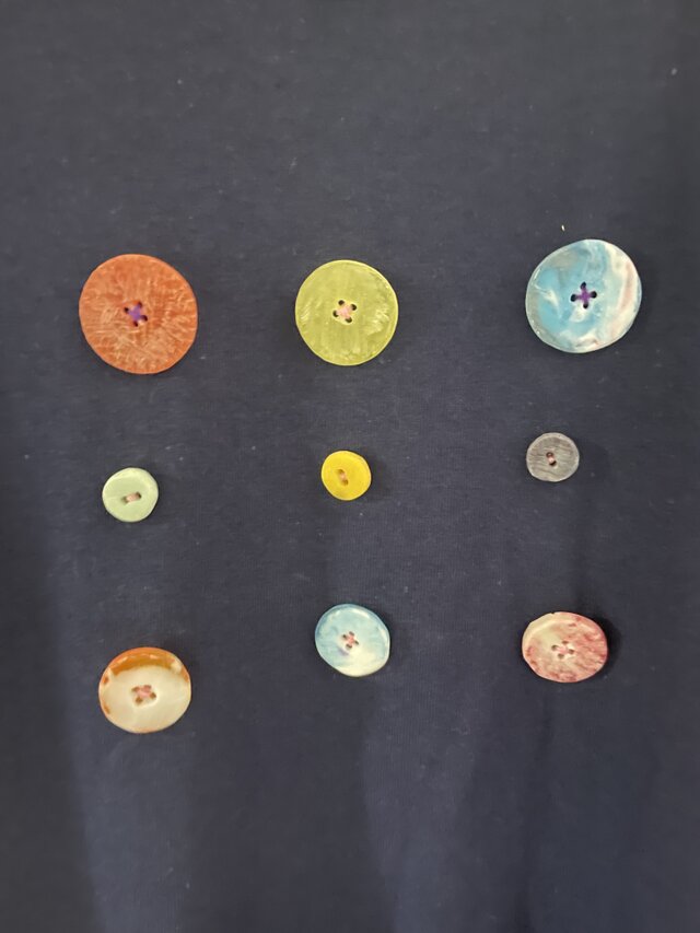 ボタンTシャツ L | iichi 日々の暮らしを心地よくするハンドメイドやアンティークのマーケットプレイス