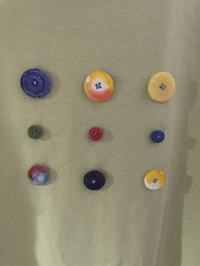 ボタンTシャツ L | iichi 日々の暮らしを心地よくするハンドメイドやアンティークのマーケットプレイス