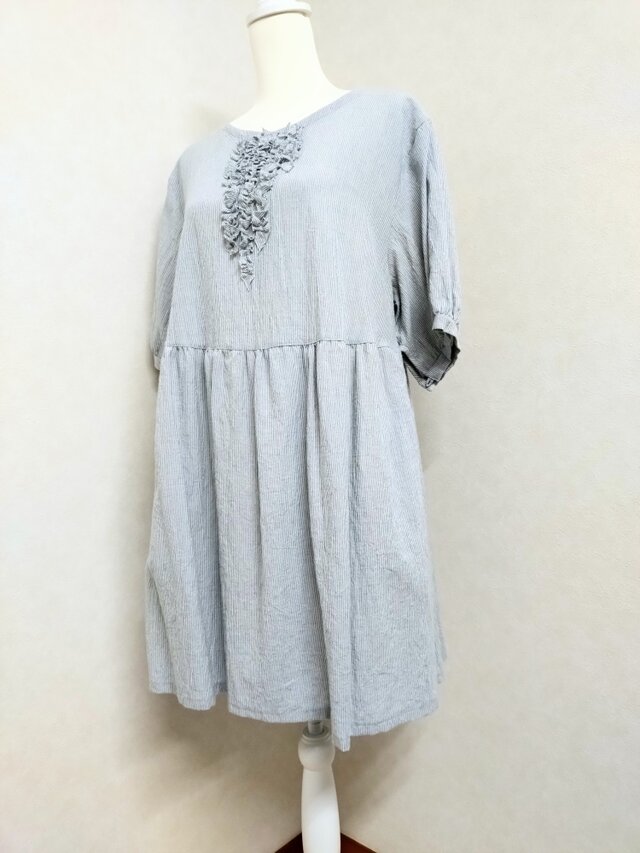 ナチュラルに穏やかに、リラックスできるワンピース。GPOst−47 | iichi 日々の暮らしを心地よくするハンドメイドやアンティークのマーケットプレイス