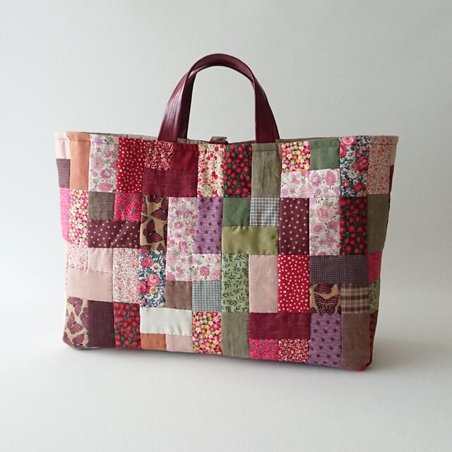 patchwork tote [L] | iichi 日々の暮らしを心地よくするハンドメイドやアンティークのマーケットプレイス