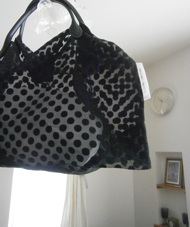 DotsOrgandy 透けるBag | iichi 日々の暮らしを心地よくするハンドメイドやアンティークのマーケットプレイス