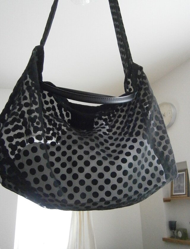 DotsOrgandy 透けるBag | iichi 日々の暮らしを心地よくするハンドメイドやアンティークのマーケットプレイス