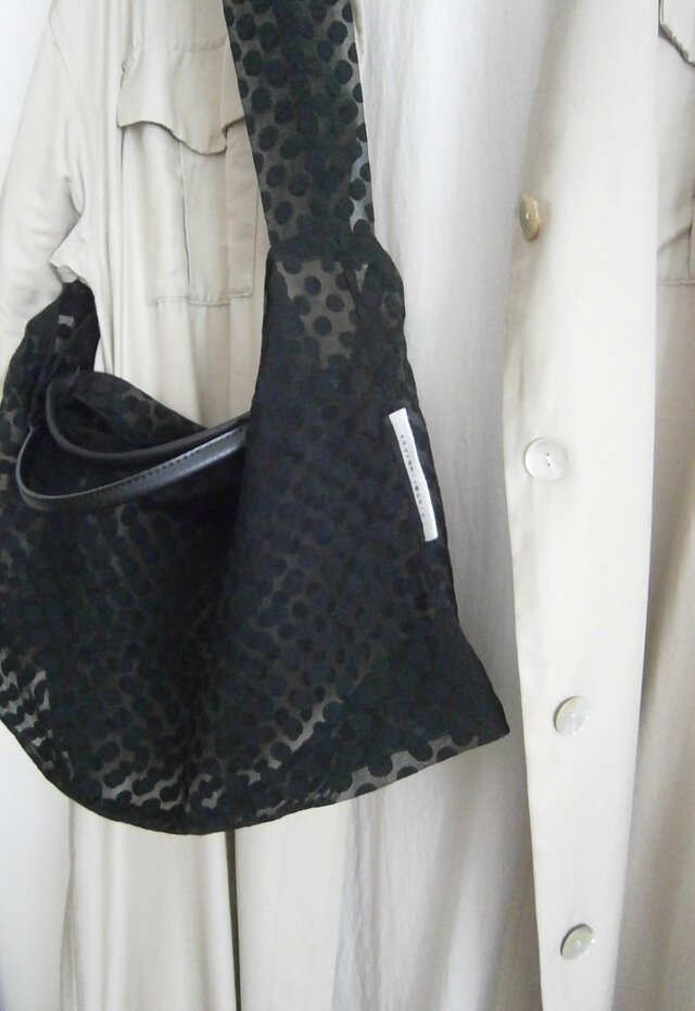 DotsOrgandy 透けるBag | iichi 日々の暮らしを心地よくするハンドメイドやアンティークのマーケットプレイス