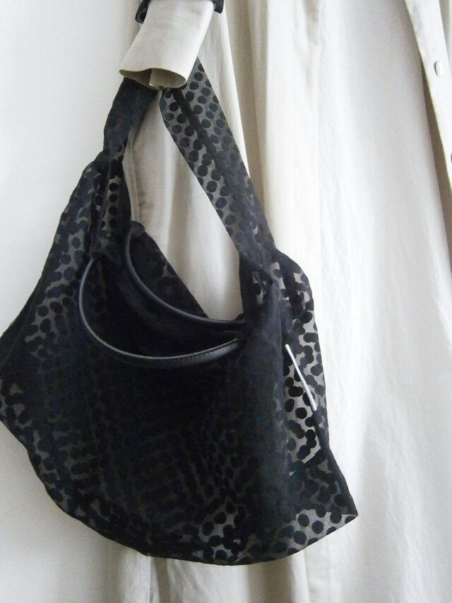 DotsOrgandy 透けるBag | iichi 日々の暮らしを心地よくするハンドメイドやアンティークのマーケットプレイス