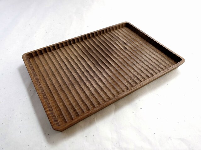 我谷盆 栗 26×18×2cm 栗渋染め | iichi 日々の暮らしを心地よくするハンドメイドやアンティークのマーケットプレイス