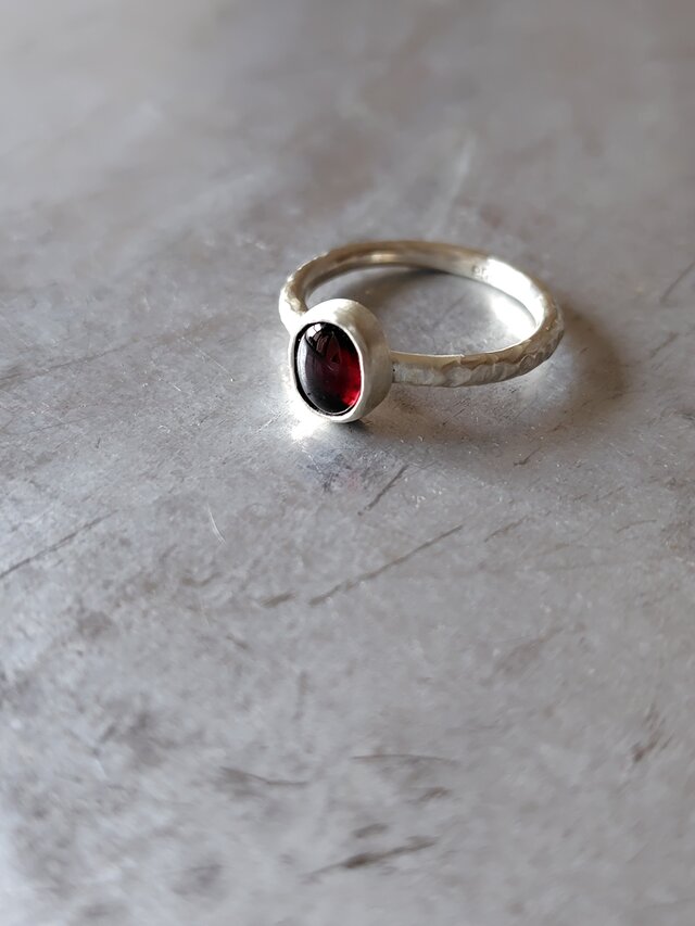 sale アルマンディンガーネットシルバーリング#9.5 | iichi 日々の暮らしを心地よくするハンドメイドやアンティークのマーケットプレイス