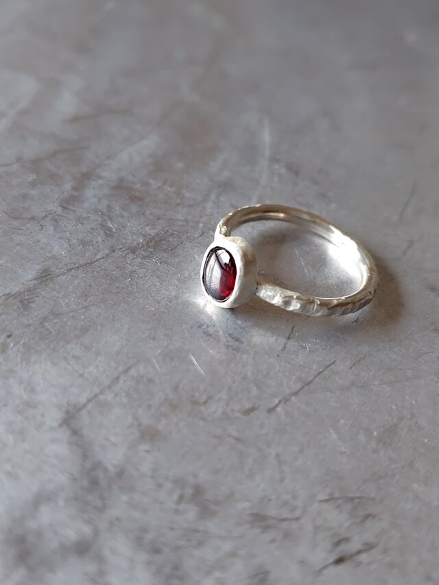 sale アルマンディンガーネットシルバーリング#9.5 | iichi 日々の暮らしを心地よくするハンドメイドやアンティークのマーケットプレイス