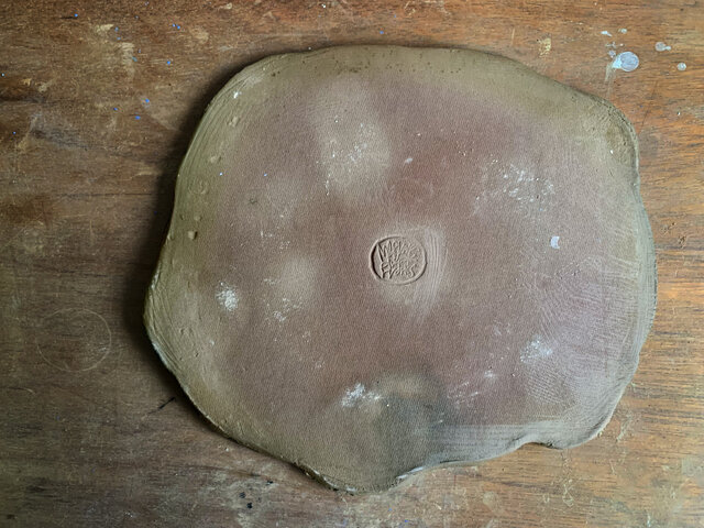 青丸紋2 平皿24cm | iichi 日々の暮らしを心地よくするハンドメイドやアンティークのマーケットプレイス