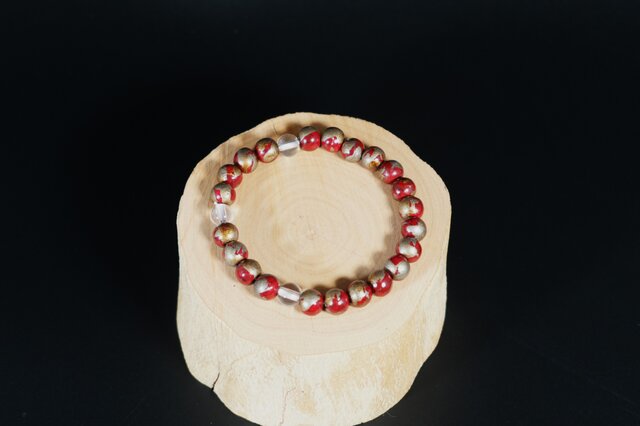 Makie Bracelet - Suzu Aka 005 | iichi 日々の暮らしを心地よくするハンドメイドやアンティークのマーケットプレイス