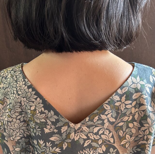 フレンチスリーブ・コンビネーションドレス クワイエットフォレスト2024／ライトベージュ | iichi 日々の暮らしを心地よくするハンドメイドやアンティークのマーケットプレイス