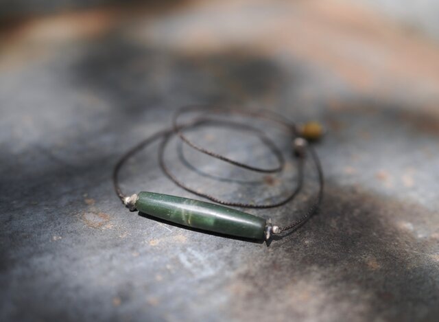 -Pyu old bead- code necklace | iichi 日々の暮らしを心地よくするハンドメイドやアンティークのマーケットプレイス