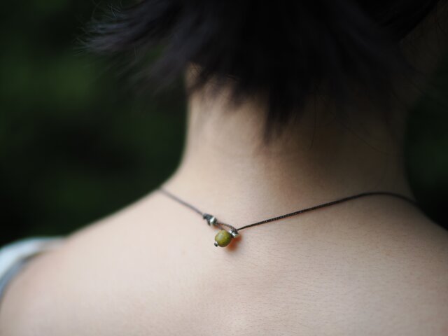 -Pyu old bead- code necklace | iichi 日々の暮らしを心地よくするハンドメイドやアンティークのマーケットプレイス