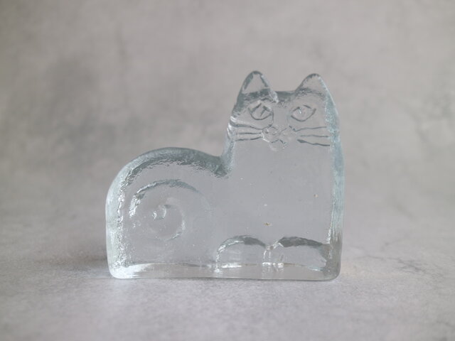 Eda Kristall / Lisa Larson リサ・ラーソン / クリスタルガラスのオブジェ 猫 No.5387 | iichi 日々 ...