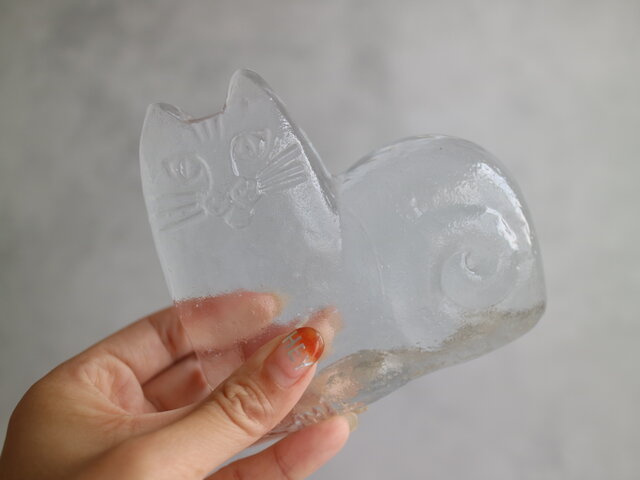 Eda Kristall / Lisa Larson リサ・ラーソン / クリスタルガラスのオブジェ 猫 No.5387 | iichi 日々 ...