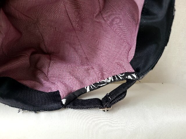 魅せる帽子☆【RAGS☆MAGIC 】ユーズドデニムのリメイクハンチング～ブラック | iichi 日々の暮らしを心地よくするハンドメイドやアンティークのマーケットプレイス