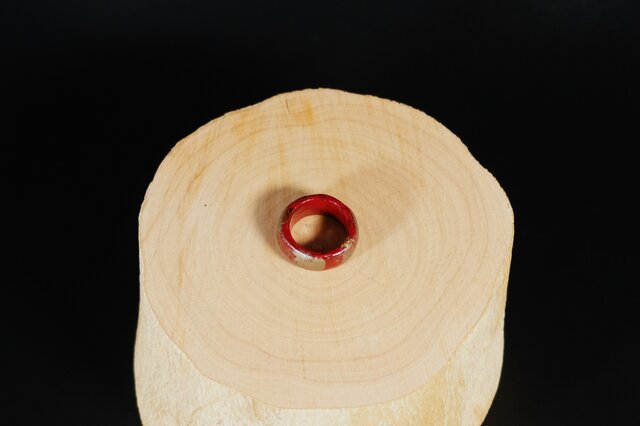 Makie Ring Aka - Suzu 013 2号 | iichi 日々の暮らしを心地よくするハンドメイドやアンティークのマーケットプレイス