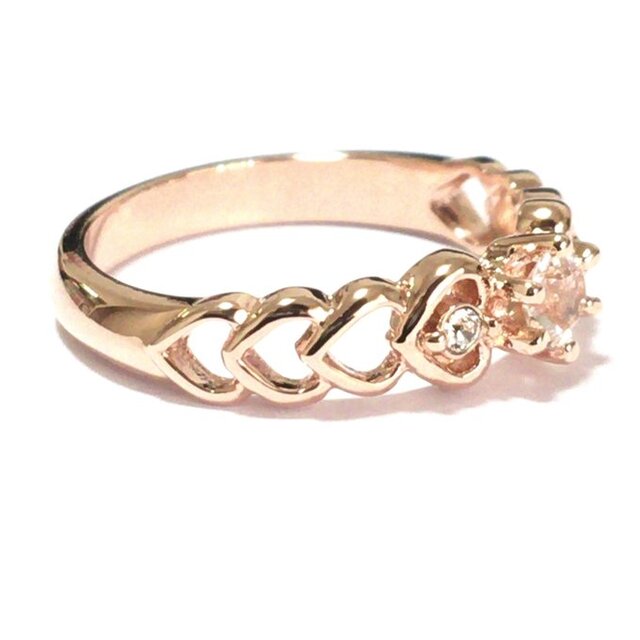 Heart Feminine Ring. (ピンキーリング可) | iichi 日々の暮らしを心地よくするハンドメイドやアンティークのマーケットプレイス