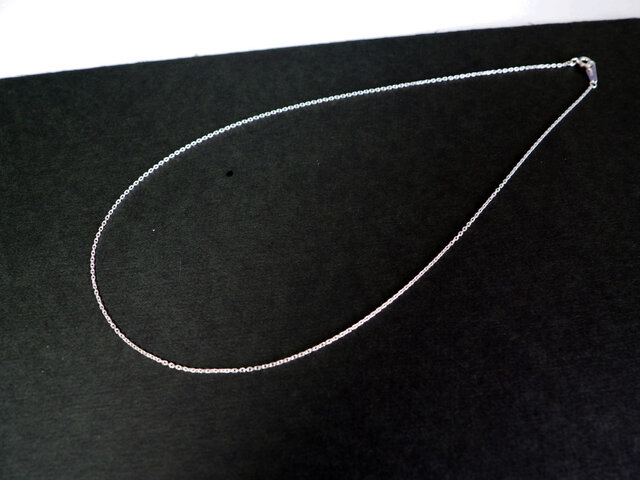 シルバー925 40Cmあずきチェーン | iichi 日々の暮らしを心地よくするハンドメイドやアンティークのマーケットプレイス